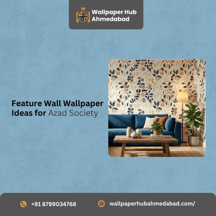 Feature Wall Wallpaper Ideas for Azad Society Living Rooms – Wallpaper ...